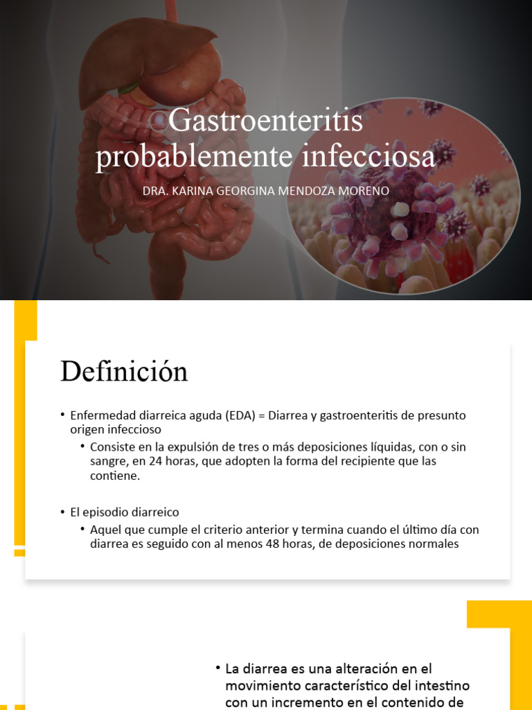 Diarrea y gastroenteritis infecciosa | PDF | Diarrea | Heces