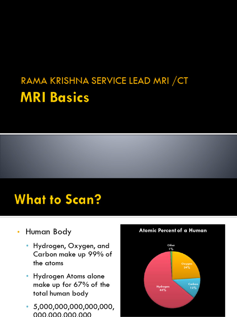 1 MR Basics | PDF | Magnetic Resonance Imaging | Atoms