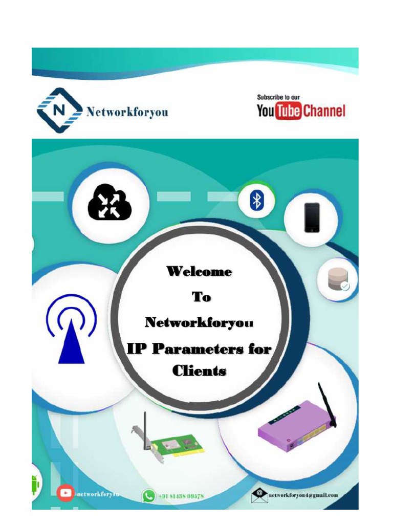 IP+parameters+for+Clients | PDF | Ip Address | Telecommunications
