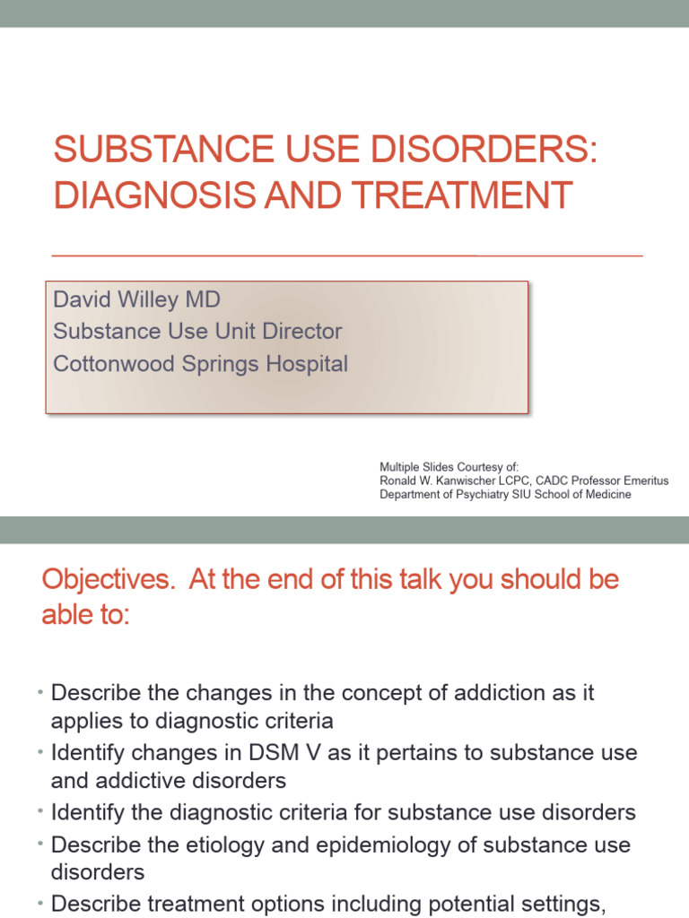 DSM V | PDF | Mental Disorder | Substance Use Disorder