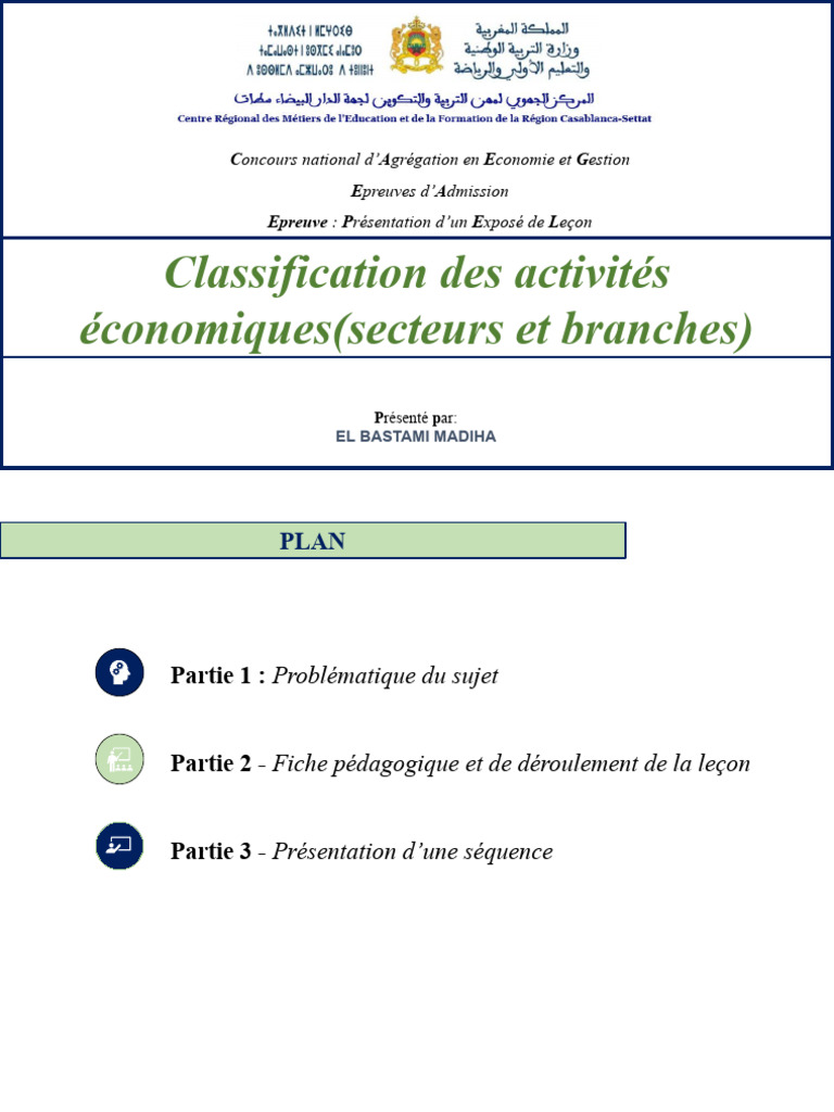 Classification Des Activités Économiques | PDF | Secteur tertiaire ...