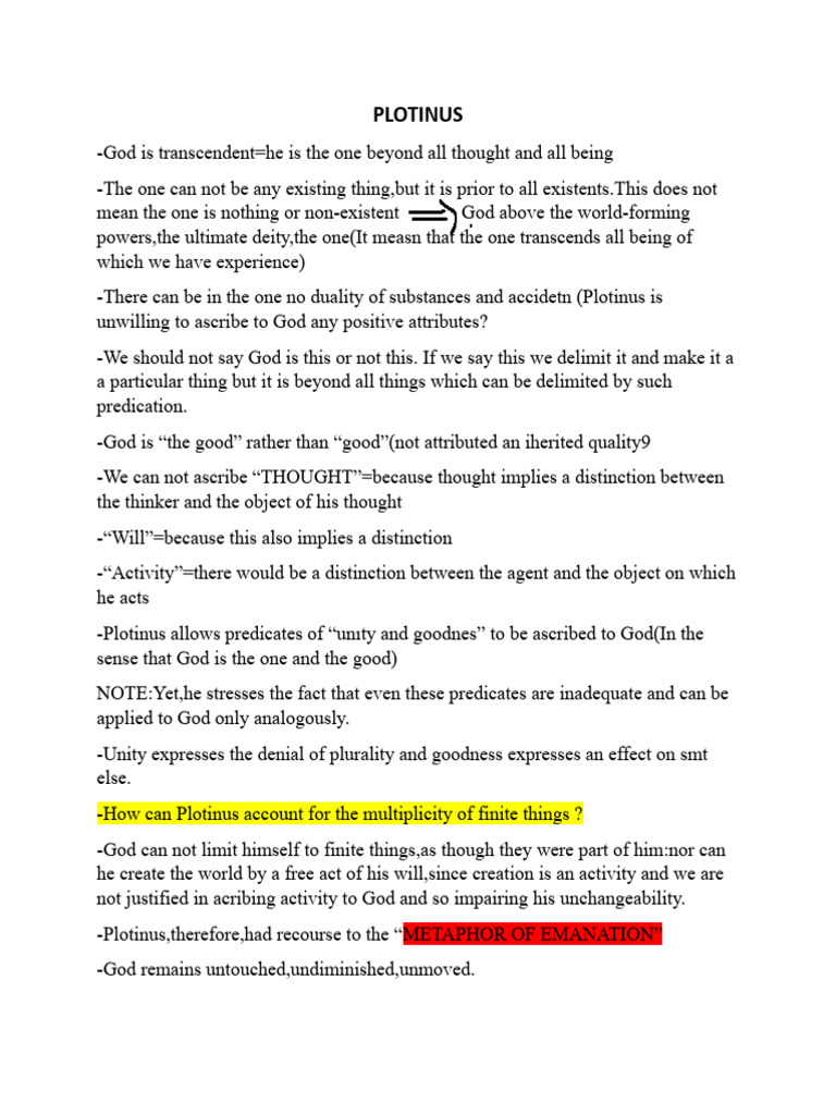 Plotinus | PDF | Nous | Soul