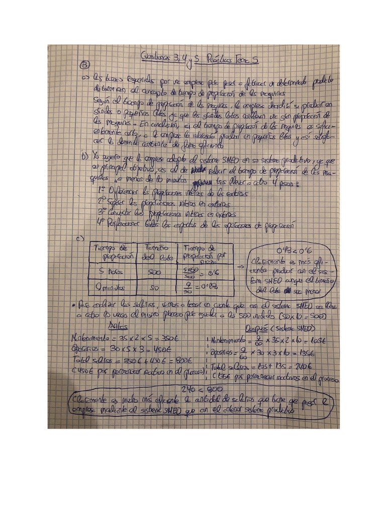 Prácticas Tema 5: Cuestiones 3,4 y 5 | PDF