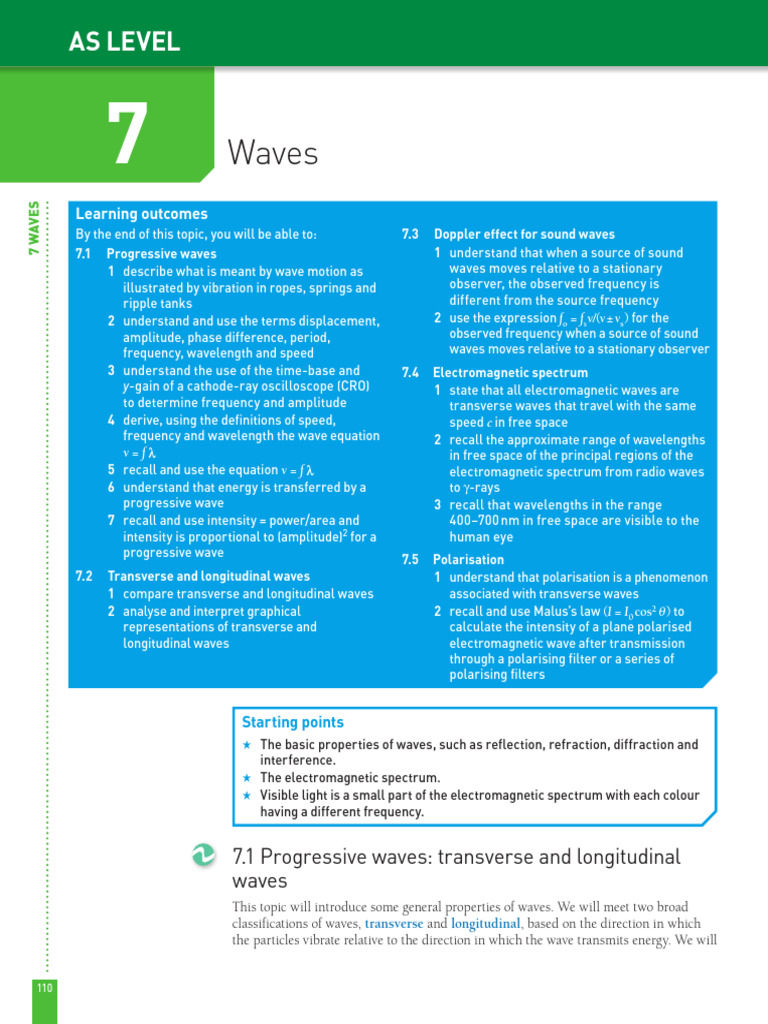 07 Waves | PDF | Waves | Frequency