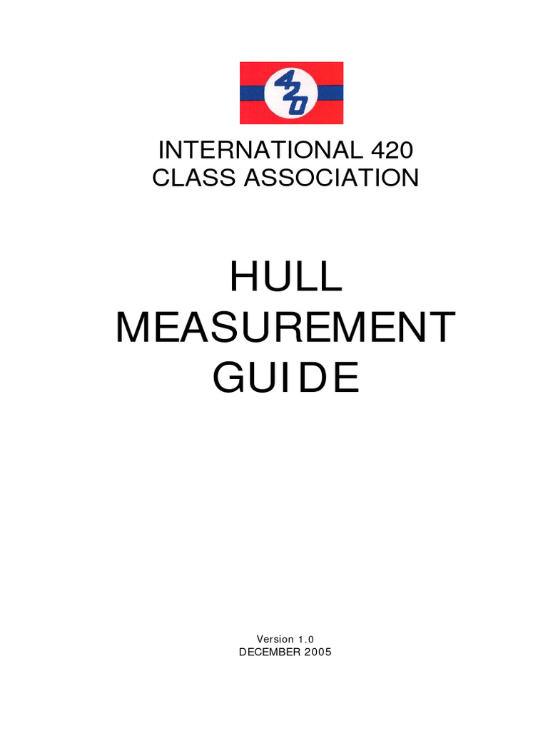 420 hull measurement | PDF | Hull (Watercraft) | Beam (Structure)