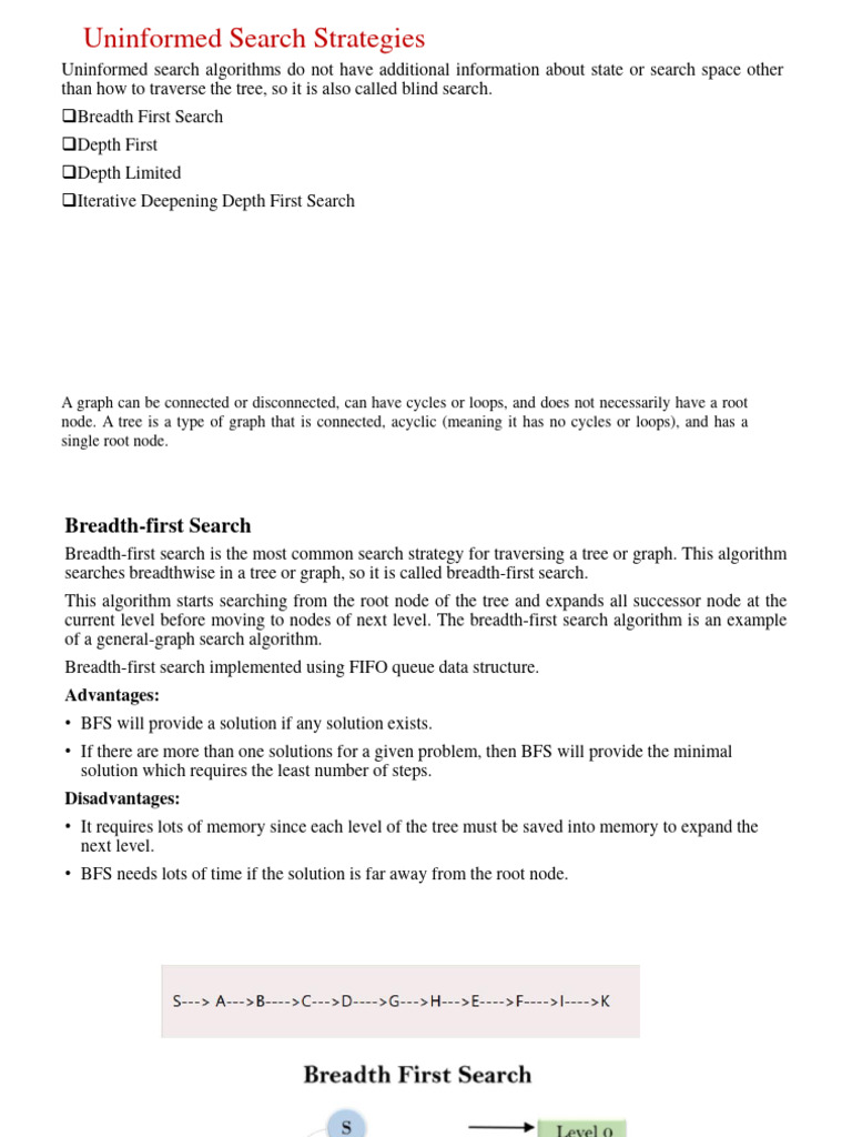 6 Uninformed Search | PDF | Theoretical Computer Science | Algorithms