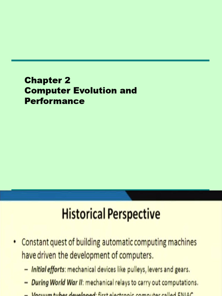 02 - Computer Evolution and Performance | PDF