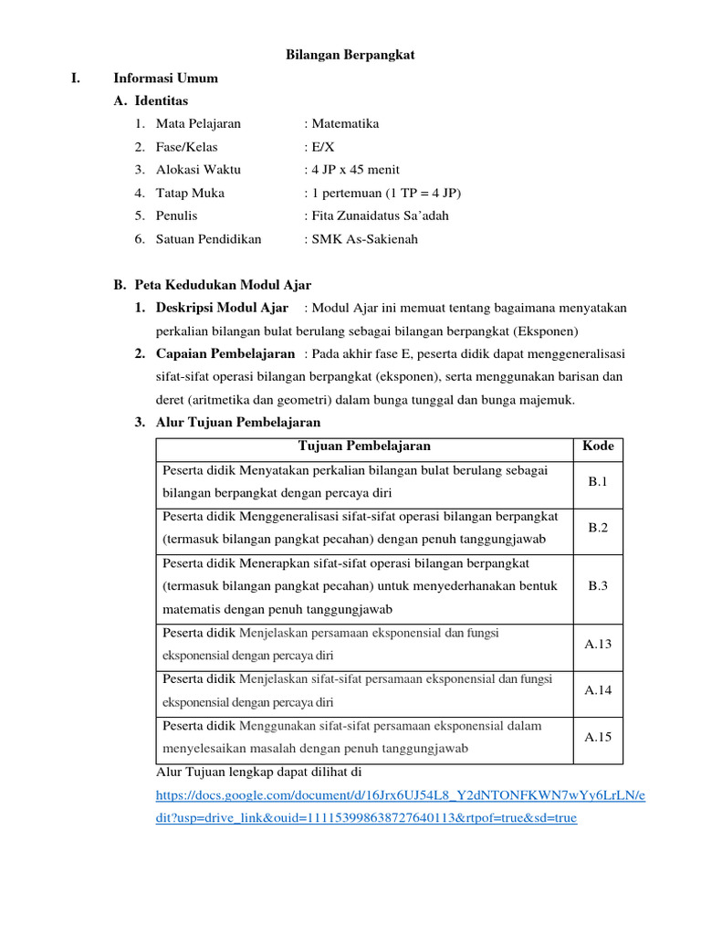 Bilangan Berpangkat | PDF | Karier & Perkembangan | Seni & Disiplin Bahasa