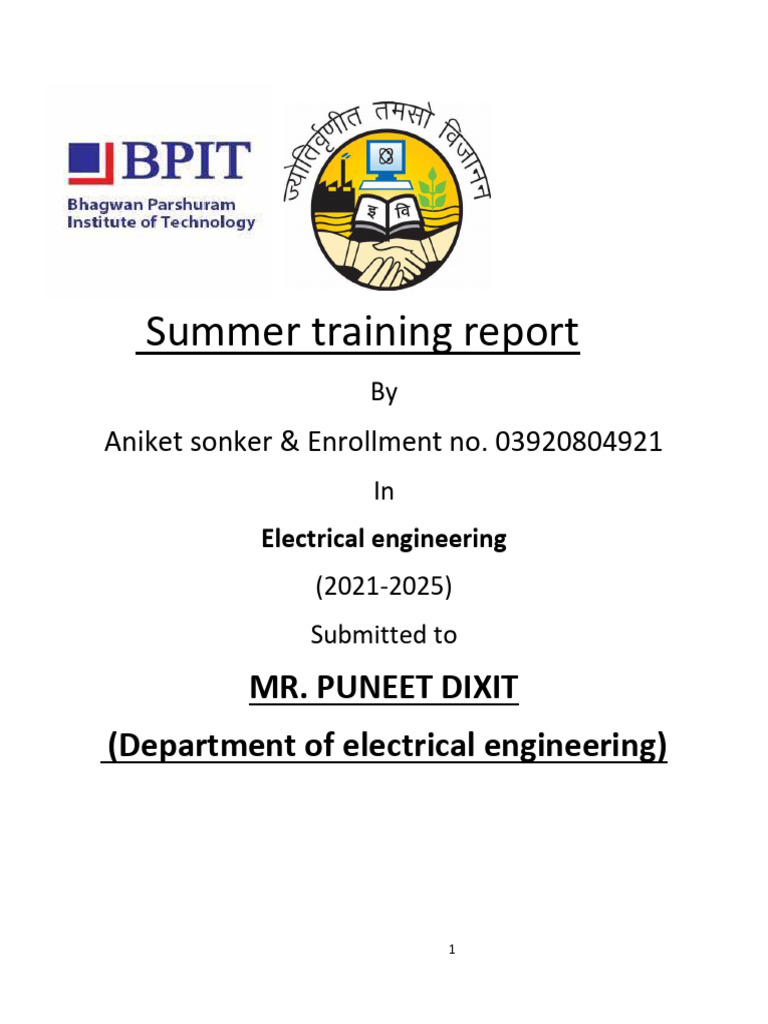 Training Report | PDF | C++ | Computer Programming