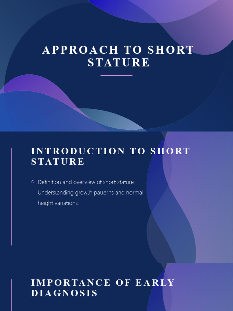 Approach To Short Stature | PDF | Chronic Condition | Mental Disorder