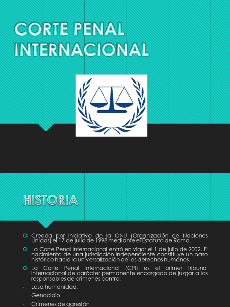 Ayudas Corte Penal Internacional | PDF | Corte Criminal Internacional ...