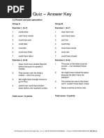 Focus 3 Workbook Answer Key | PDF