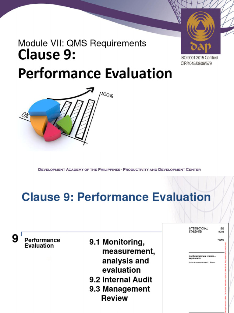 Iso 9001 2015 Mod7 - Clause - 9 | Download Free PDF | Audit | Quality ...