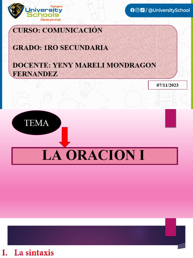 Curso: Comunicación Grado: 1ro Secundaria Docente: Yeny Mareli Mondragon Fernandez | PDF