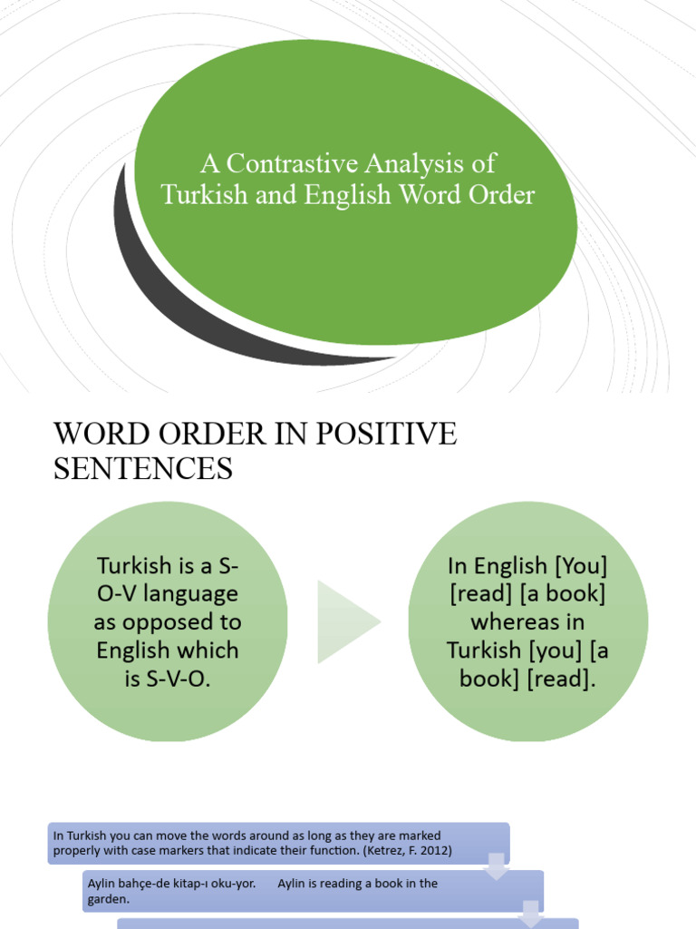 Word Order | PDF | Adverb | English Language