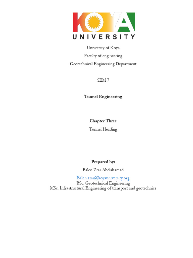 Tunnel Heading Techniques in Engineering | PDF | Tunnel | Drill