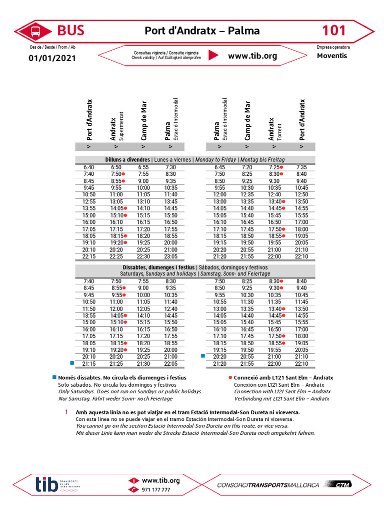 Mallorca Busplan | PDF