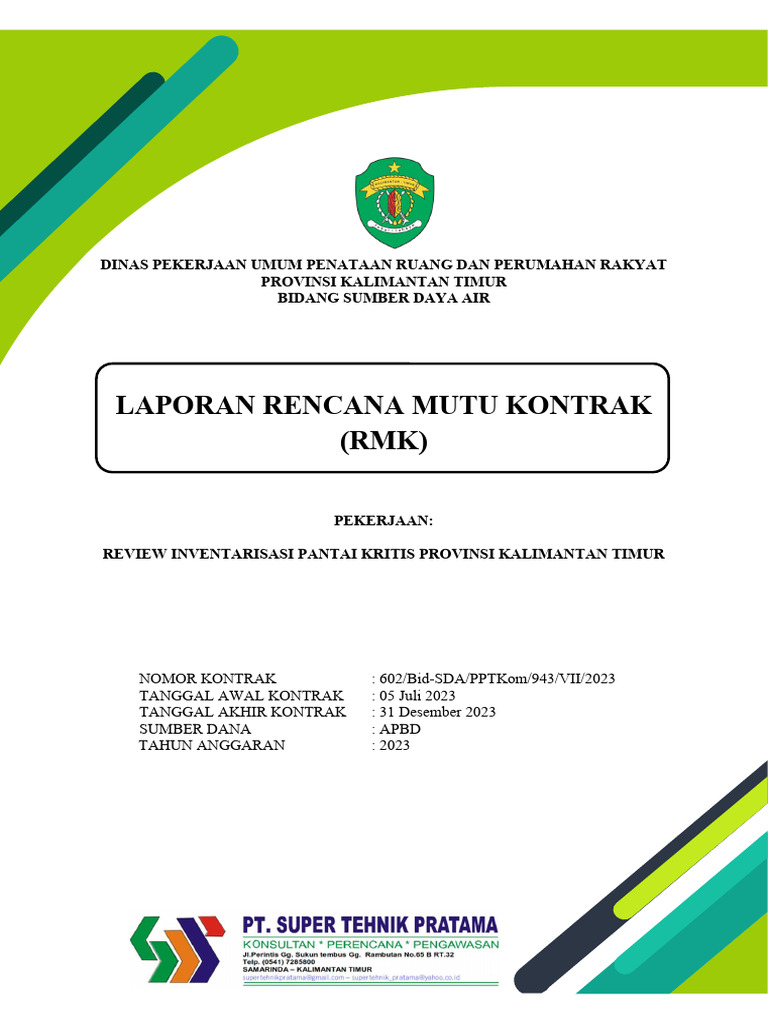 Cover Laporan RMK | PDF