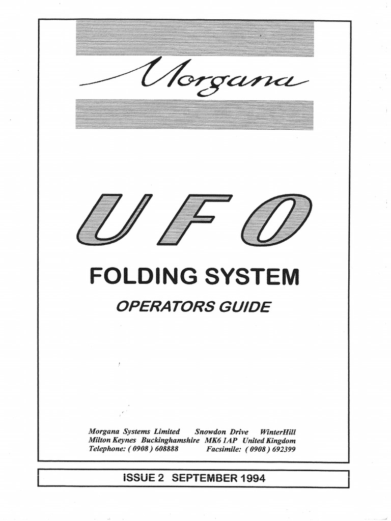 UFO Ops Manual Issue 2 Sep 1994 | PDF UFO Ops Manual Issue 2 Sep 1994 | PDF