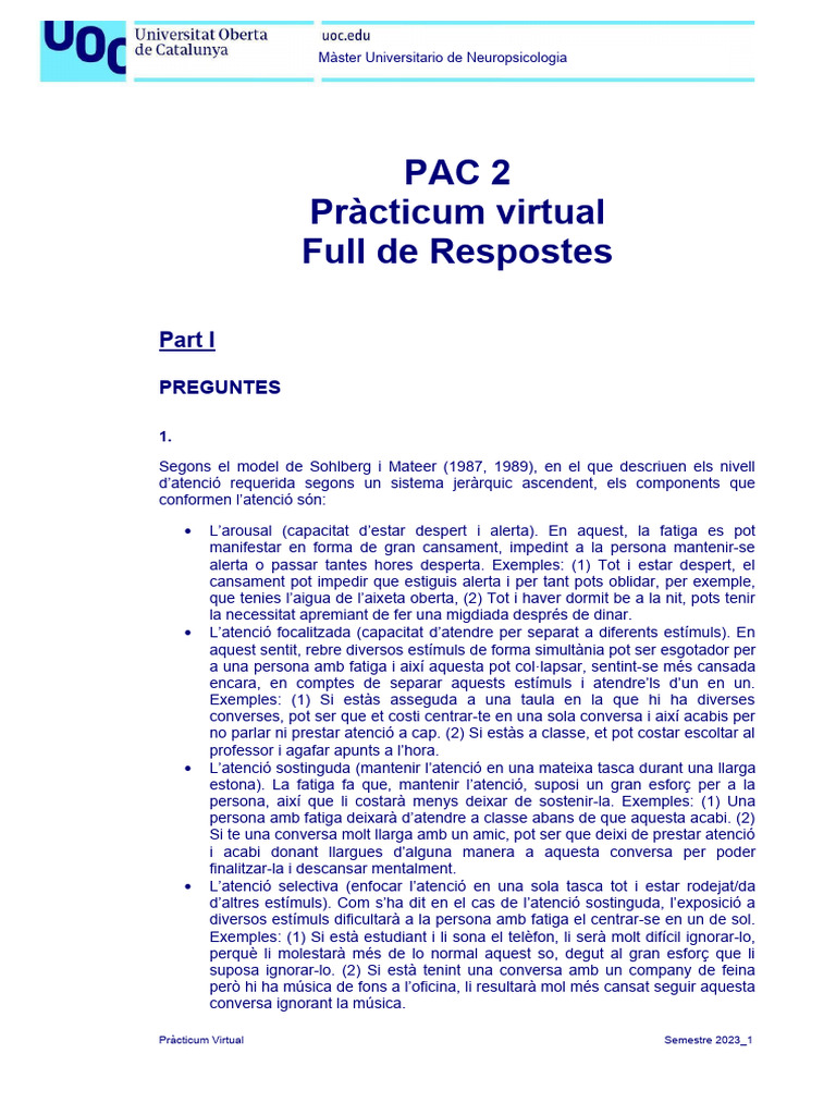 PAC 2 - 20231 - Full de Respostes | PDF