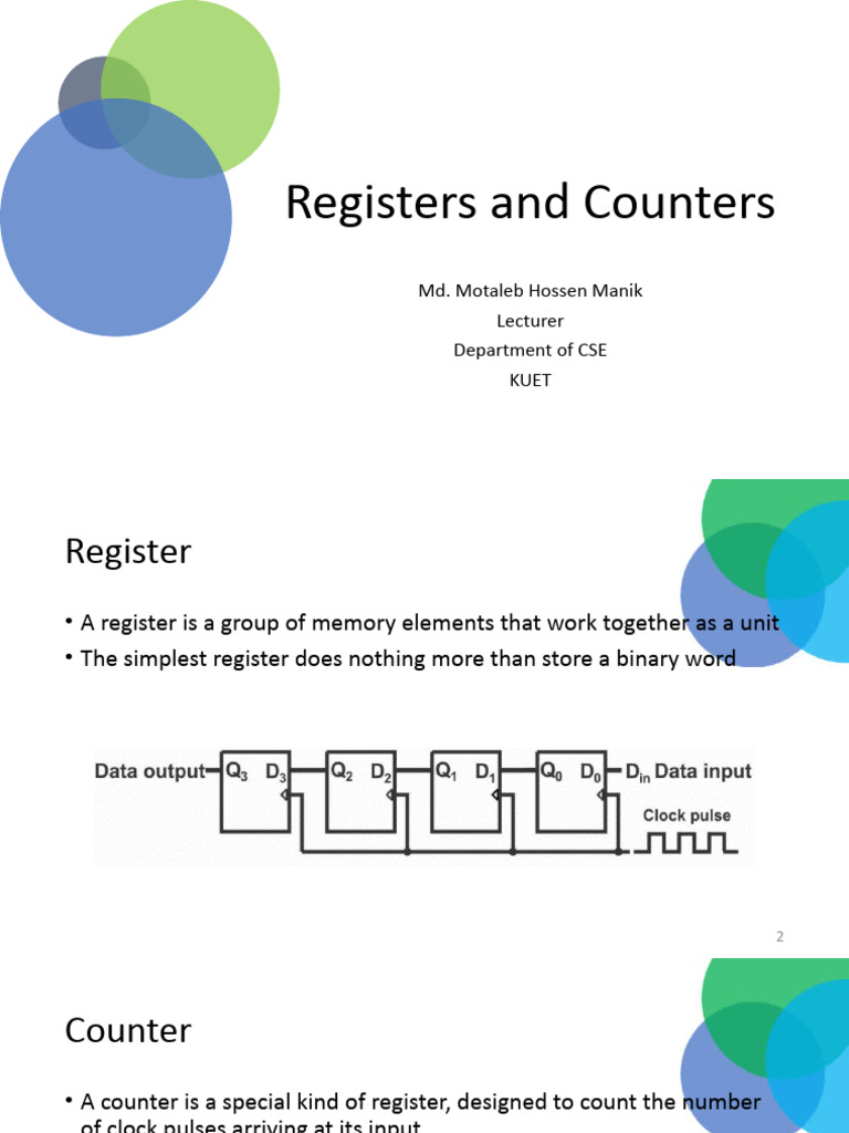 L2 Registers and Counters | PDF | Electronic Design | Computer Architecture