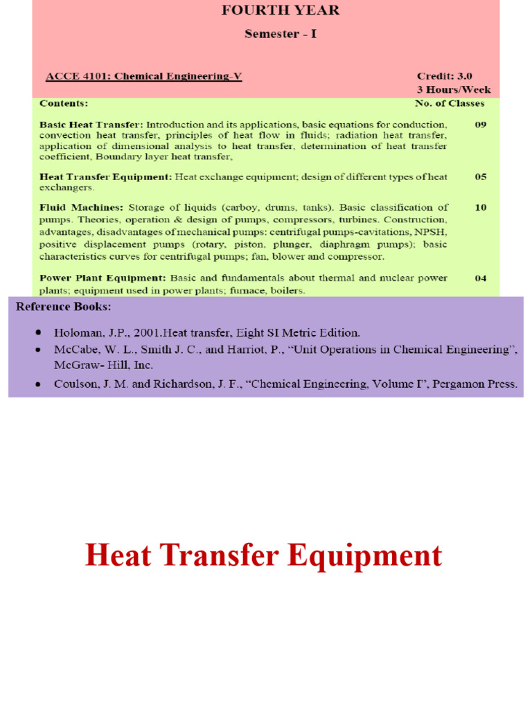 Heat Transfer Equipment | PDF | Heat Exchanger | Heat Transfer