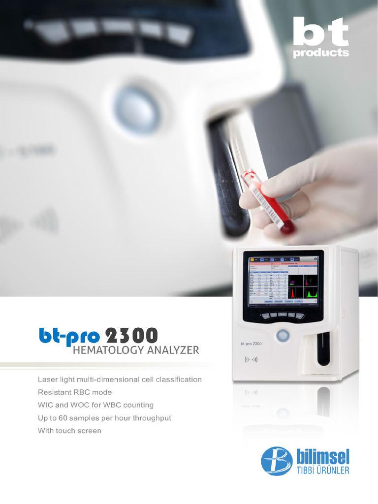 BT PRO 2300 5 Part Hematology Analyzer | PDF