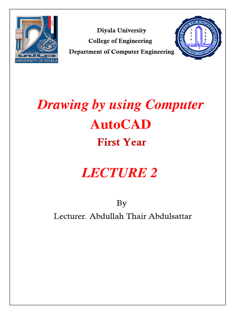 Autocad-Lecture 2 | PDF