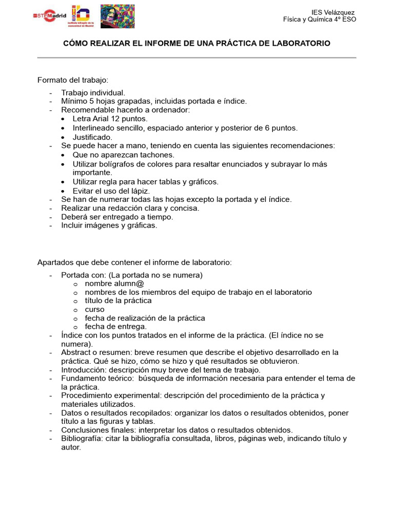INFORME Laboratorio | PDF