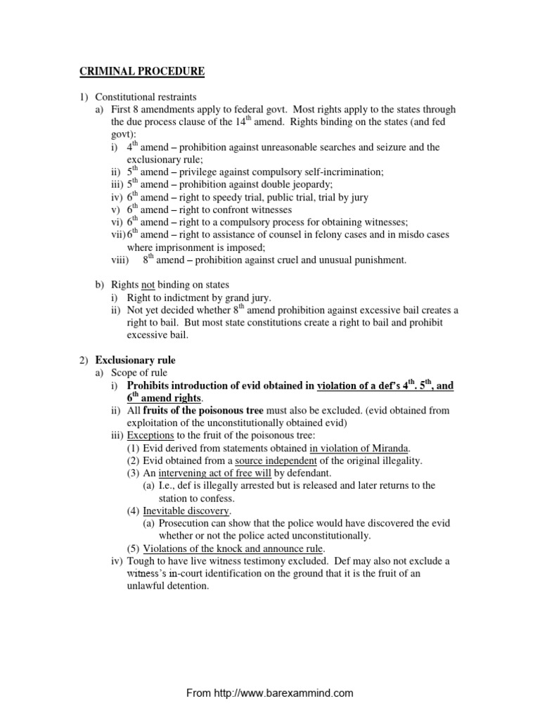 Criminal Procedure | PDF | Search And Seizure | Search Warrant
