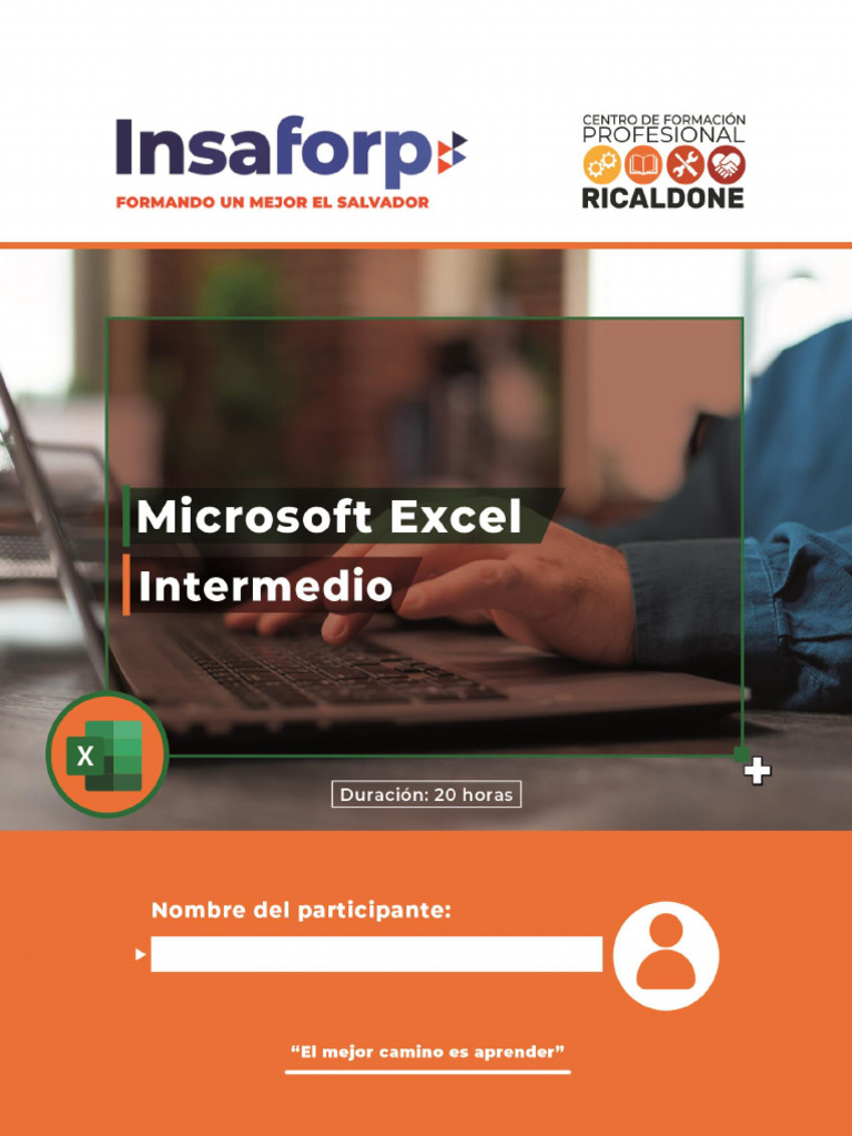 Manual Microsoft Excel Intermedio | PDF | Microsoft Excel | Hoja de cálculo
