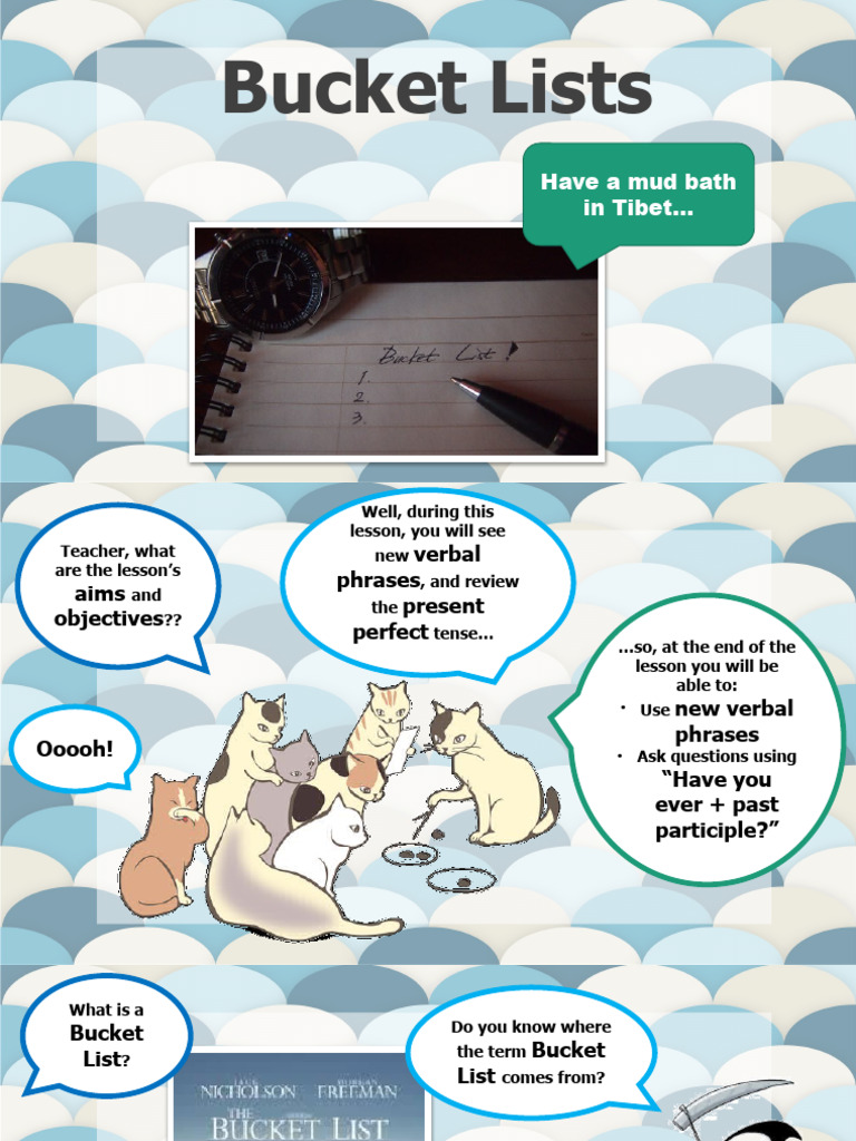 Bucket List | PDF | Verb | Semantic Units