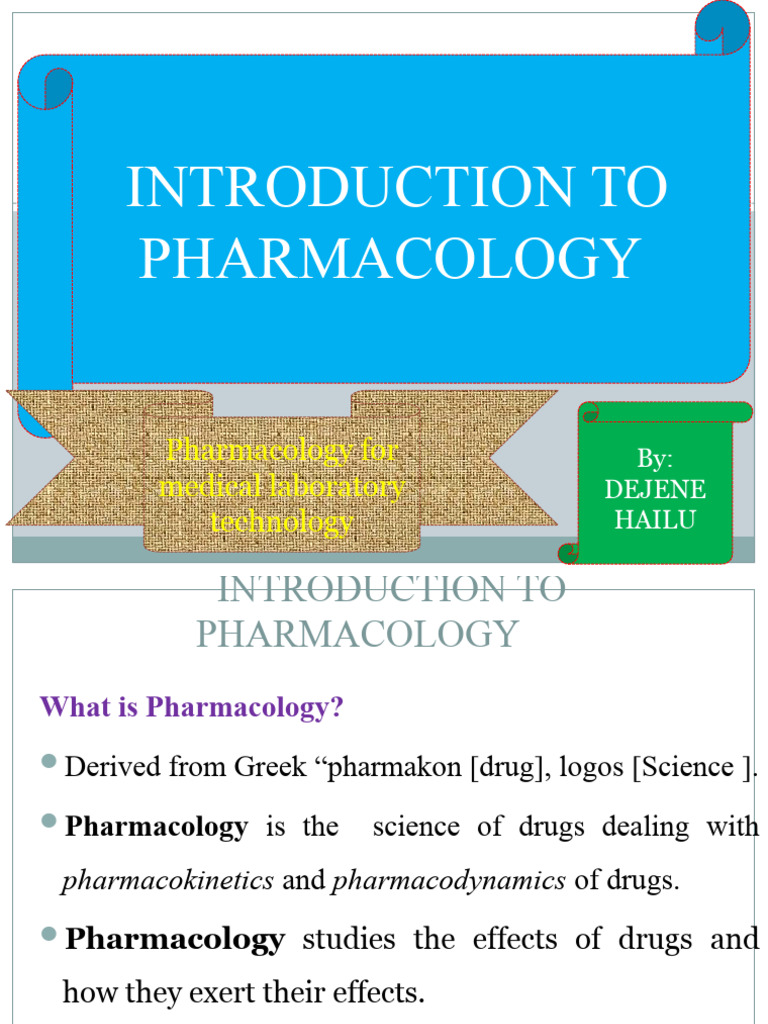 Introduction To PHARMACOLOGY | PDF | Drug Metabolism | Receptor ...