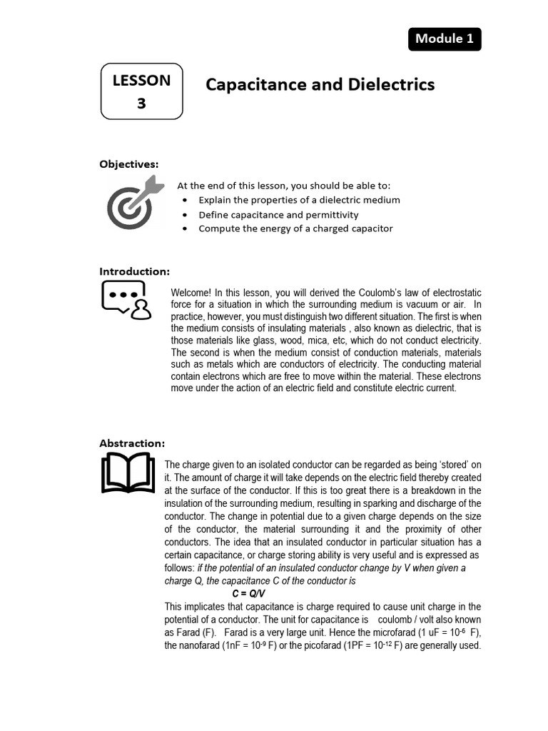 Electromag Module1 Lesson3 | PDF