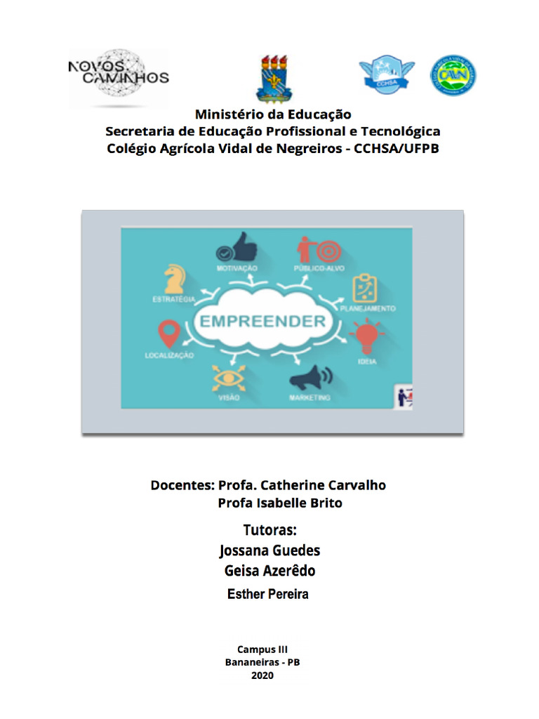 Empreendedorismo | PDF | Empreendedorismo | Mercado (economia)