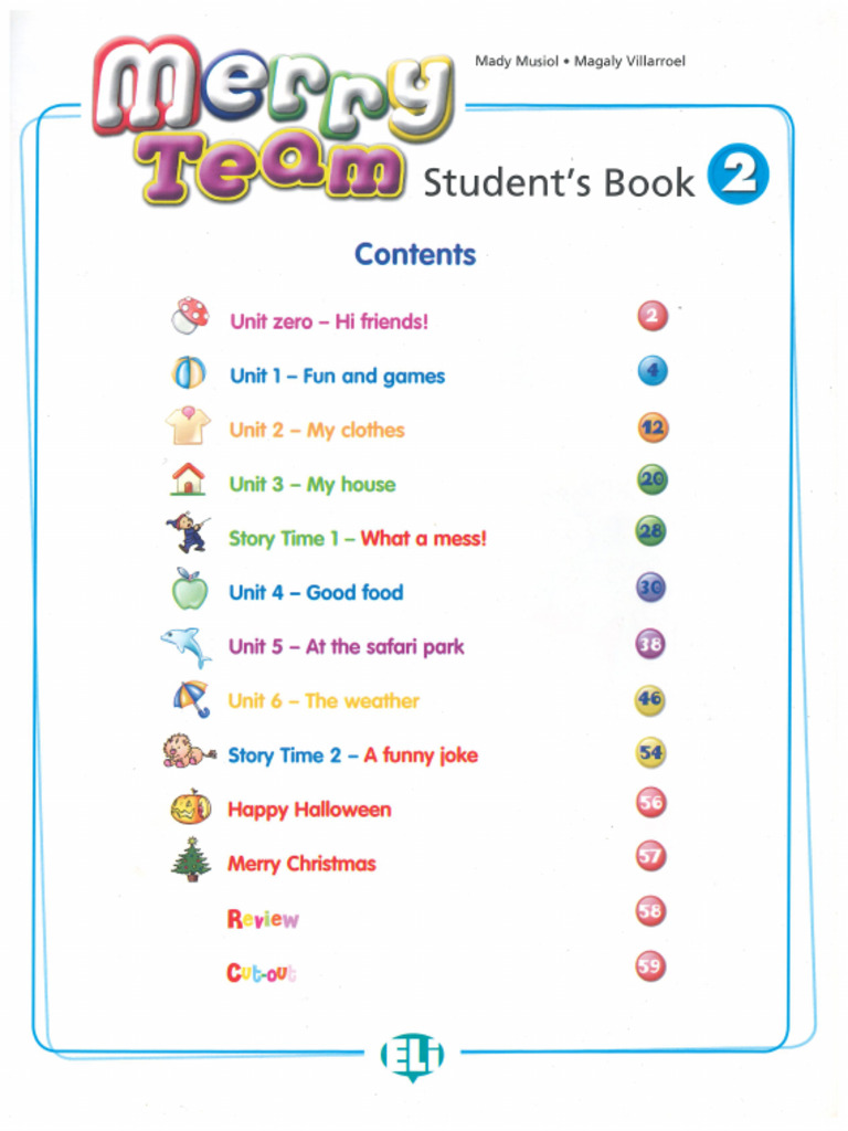 Merry Team Studentbook 2pri | PDF