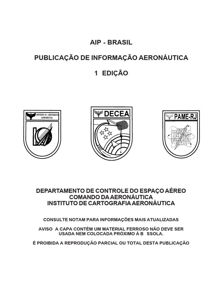 AIP Brasil | Download grátis PDF | Aeroporto | Visto para viagem