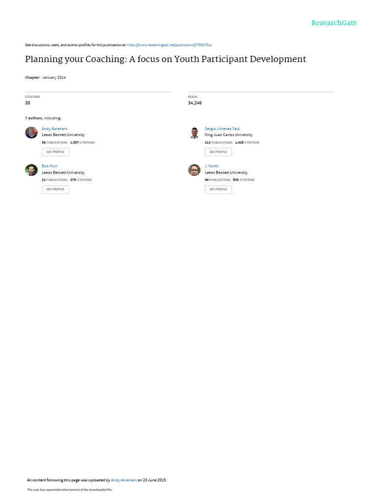 Planning Your Coaching Draft 2 | PDF | Thought | Goal Setting