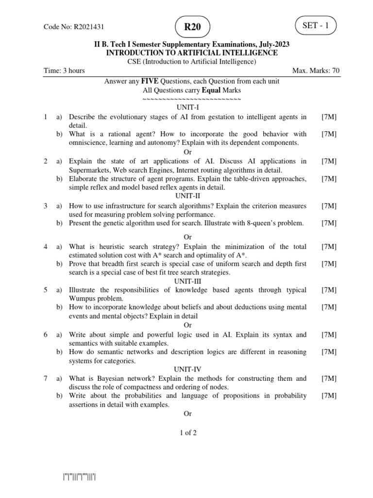 Introduction To Artificial Intelligence July 2023 | PDF | Artificial ...