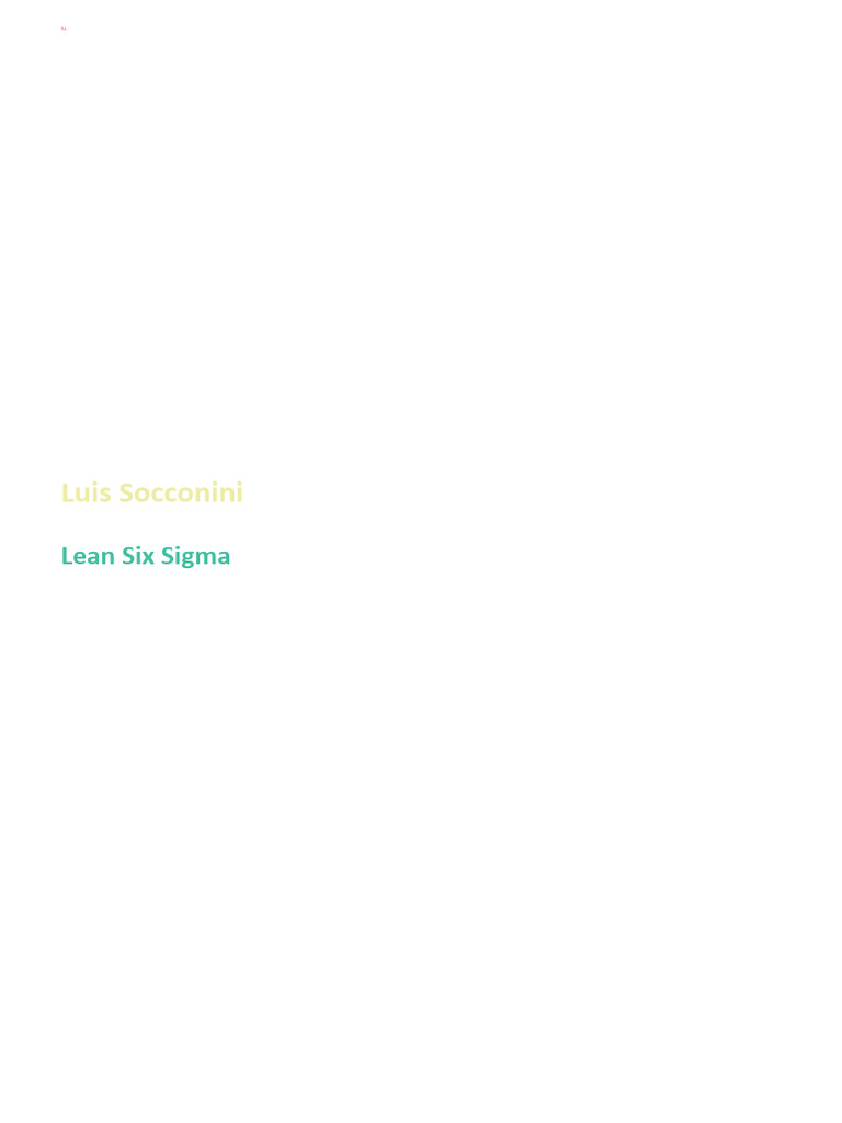 Certificacion Lean Six Sigma Green Belt - Socconini - 1ed | PDF | Six ...