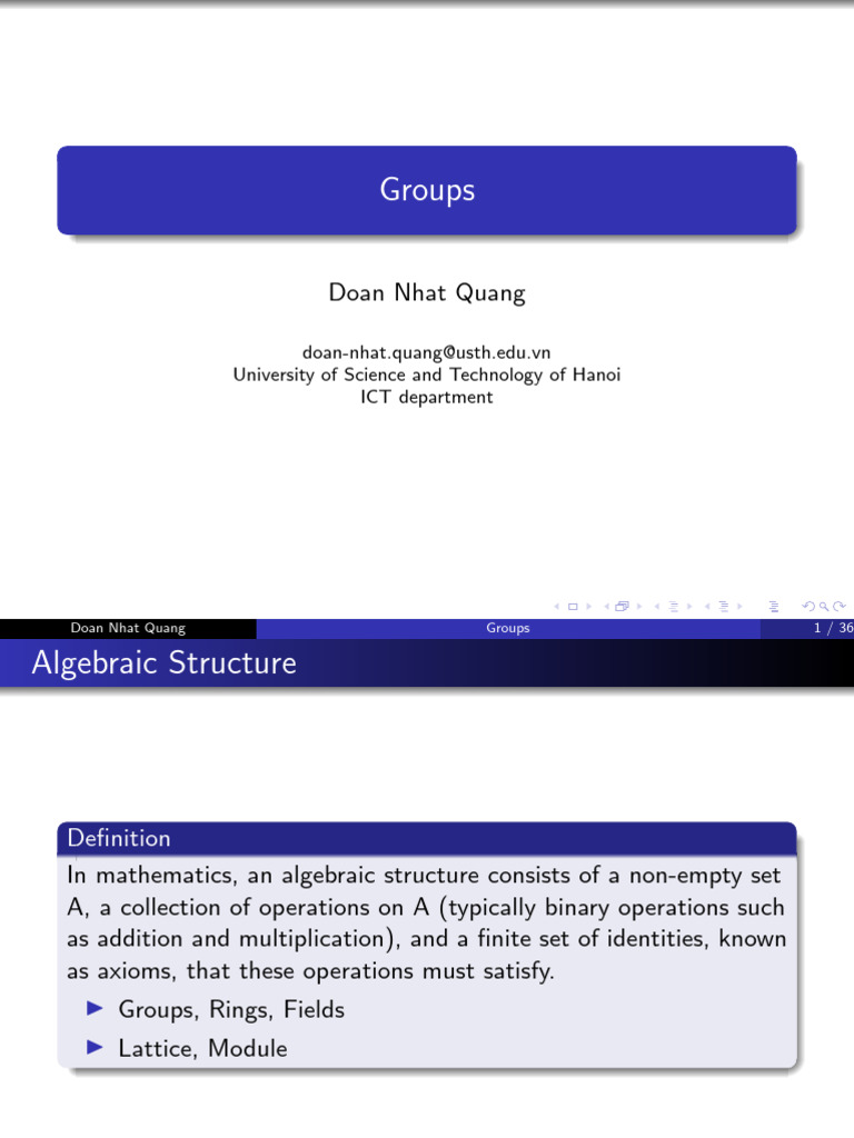 AS 3. Groups | Download Free PDF | Group (Mathematics) | Index Of A ...