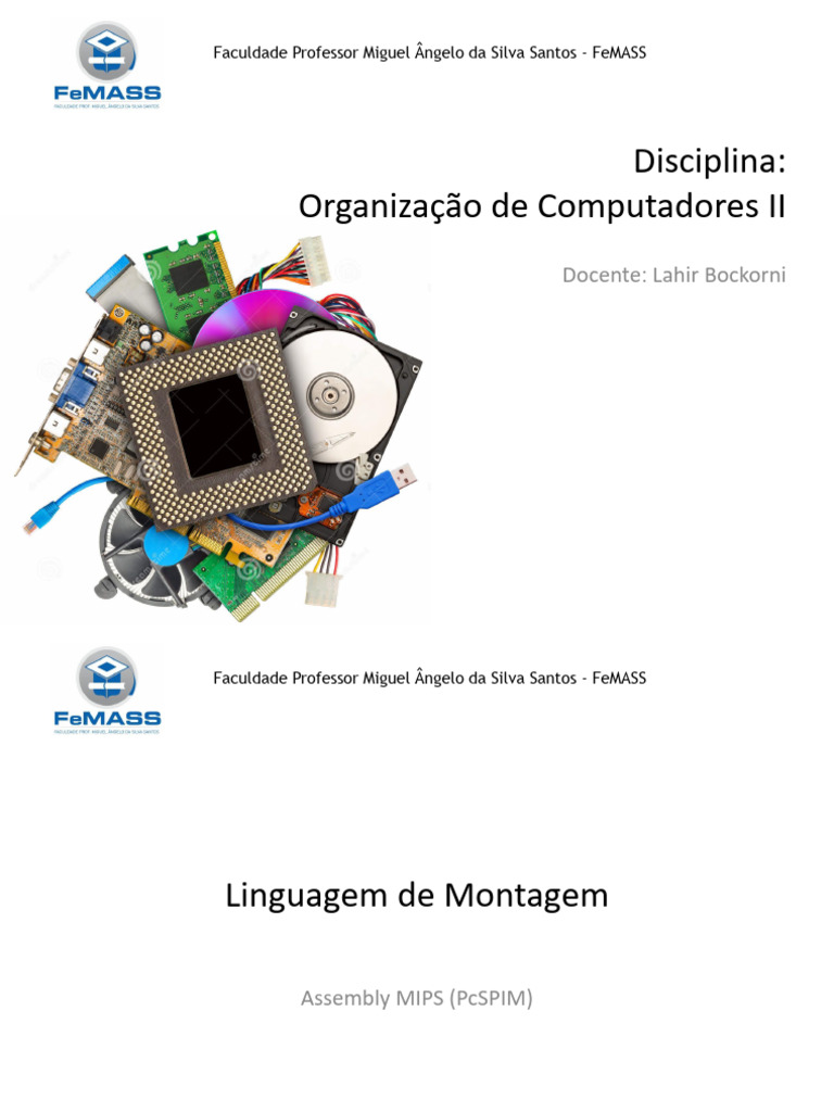 02-ASSEMBLY MIPS Condicional Arquitetura RISC | PDF | Classes de ...