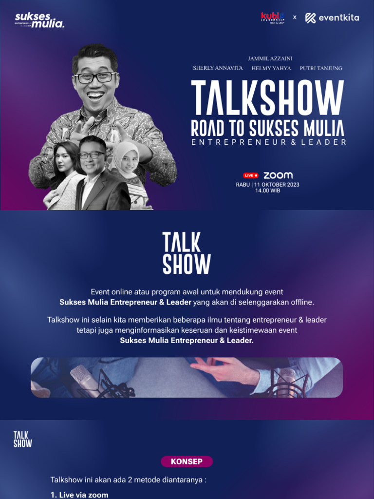 Konsep Talkshow | PDF