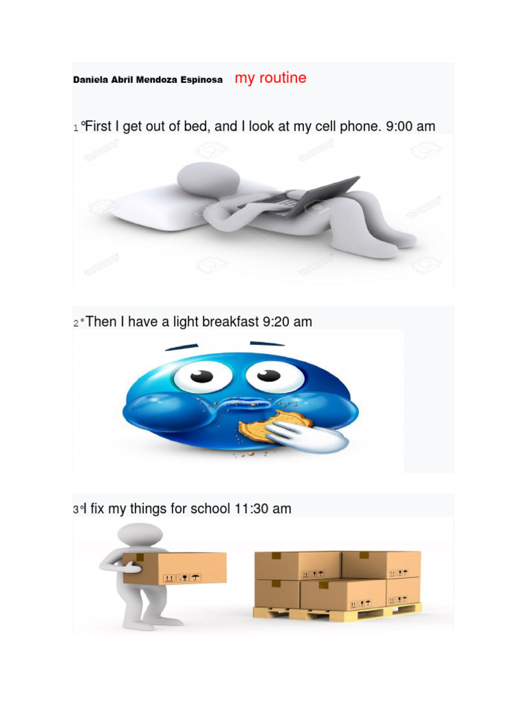 My Routine Pdf