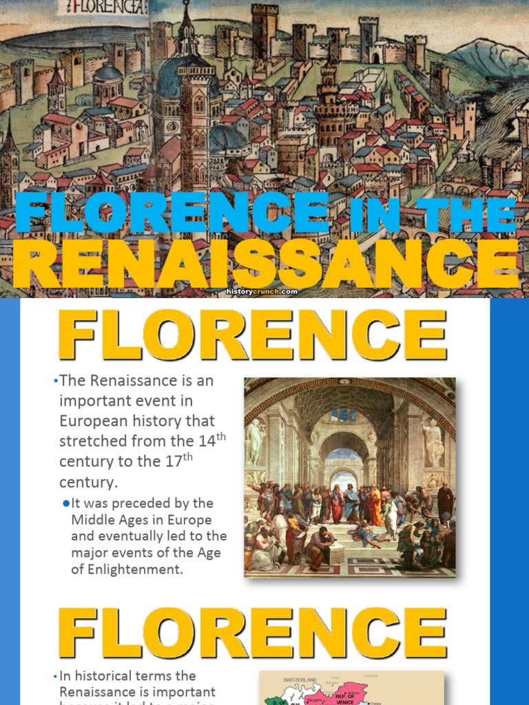 Florence in The Renaissance | PDF | Renaissance | House Of Medici