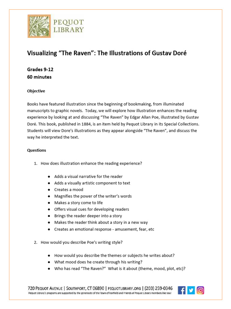 Visualizing "The Raven"through Gustav Dore's Illustrations Compressed ...