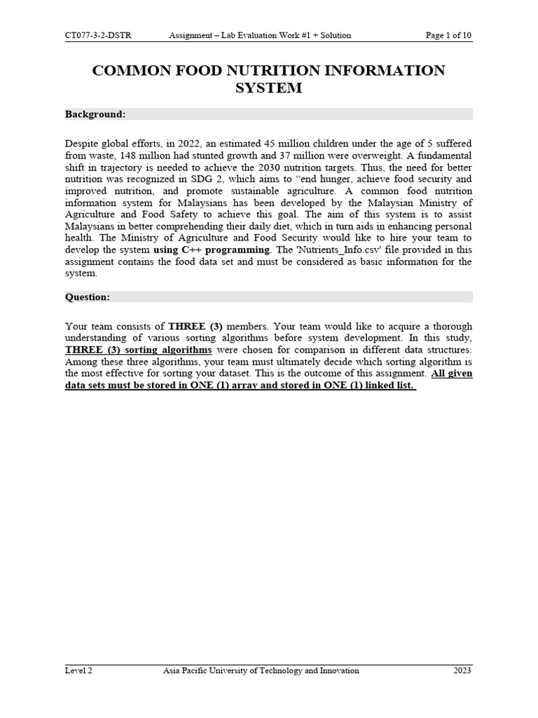 DSTR Assignment - Lab Evaluation Work - 1 | PDF | Computing | Computer Programming