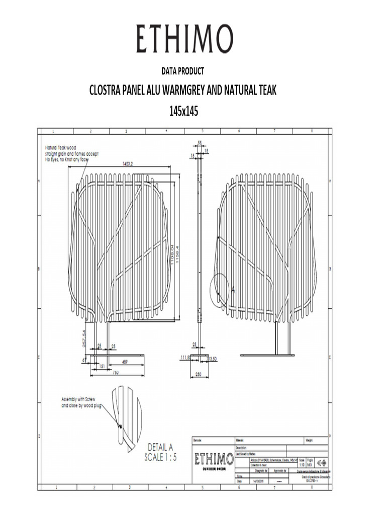 Product Data Clostra 145x145 - REV - 00 | PDF | Manufactured Goods ...