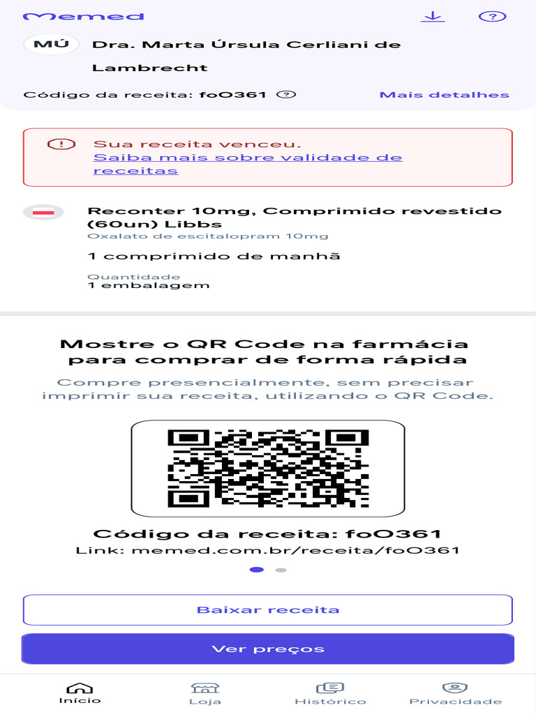 Memed - Receita Digital | PDF