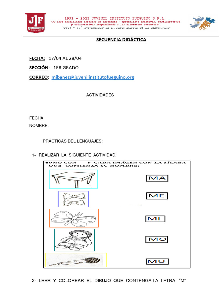 ACTIVIDADES PARA 1° MATEMÁTICAS, LENGUA, SOCIALES Y NATURALES | PDF ...
